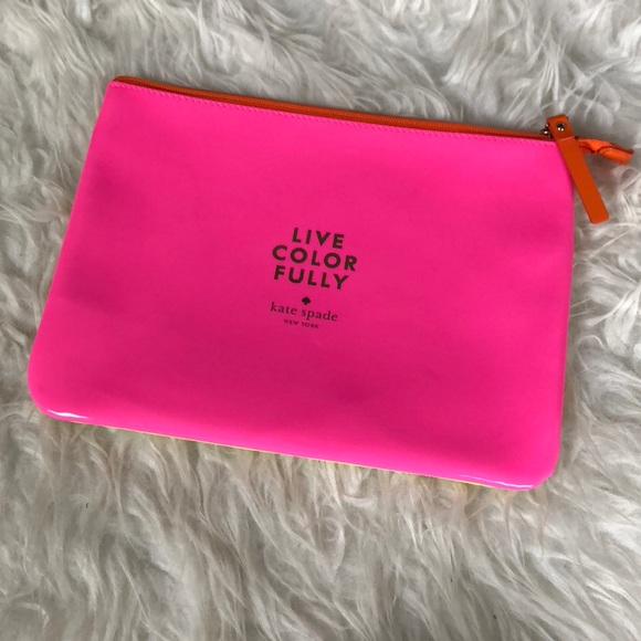 kate spade | Bags | Neon Kate Spade Clutch | Poshmark